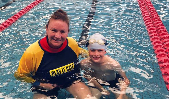 Young swimmer leads the race - Bayside News